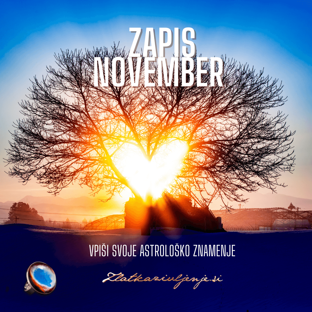 ZAPIS mesec NOVEMBER | Zlatkazivljenje.si