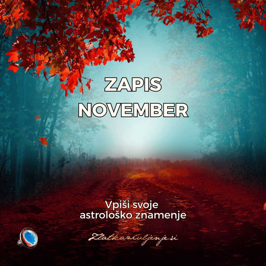 ZAPIS mesec NOVEMBER | Zlatkazivljenje.si